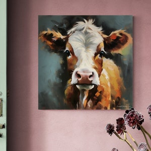 Cow Painting - Etsy