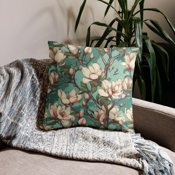Magnolia Pillow - Etsy