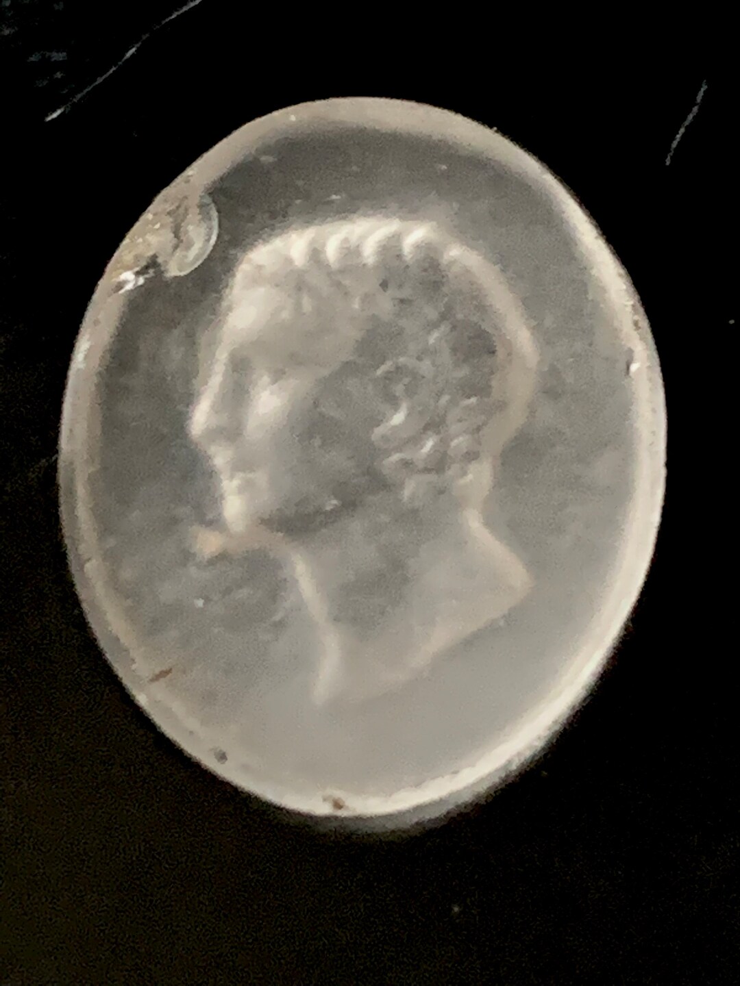 Antique Victorian Glass Intaglio Seal 19th Century Mark Anthony - Etsy