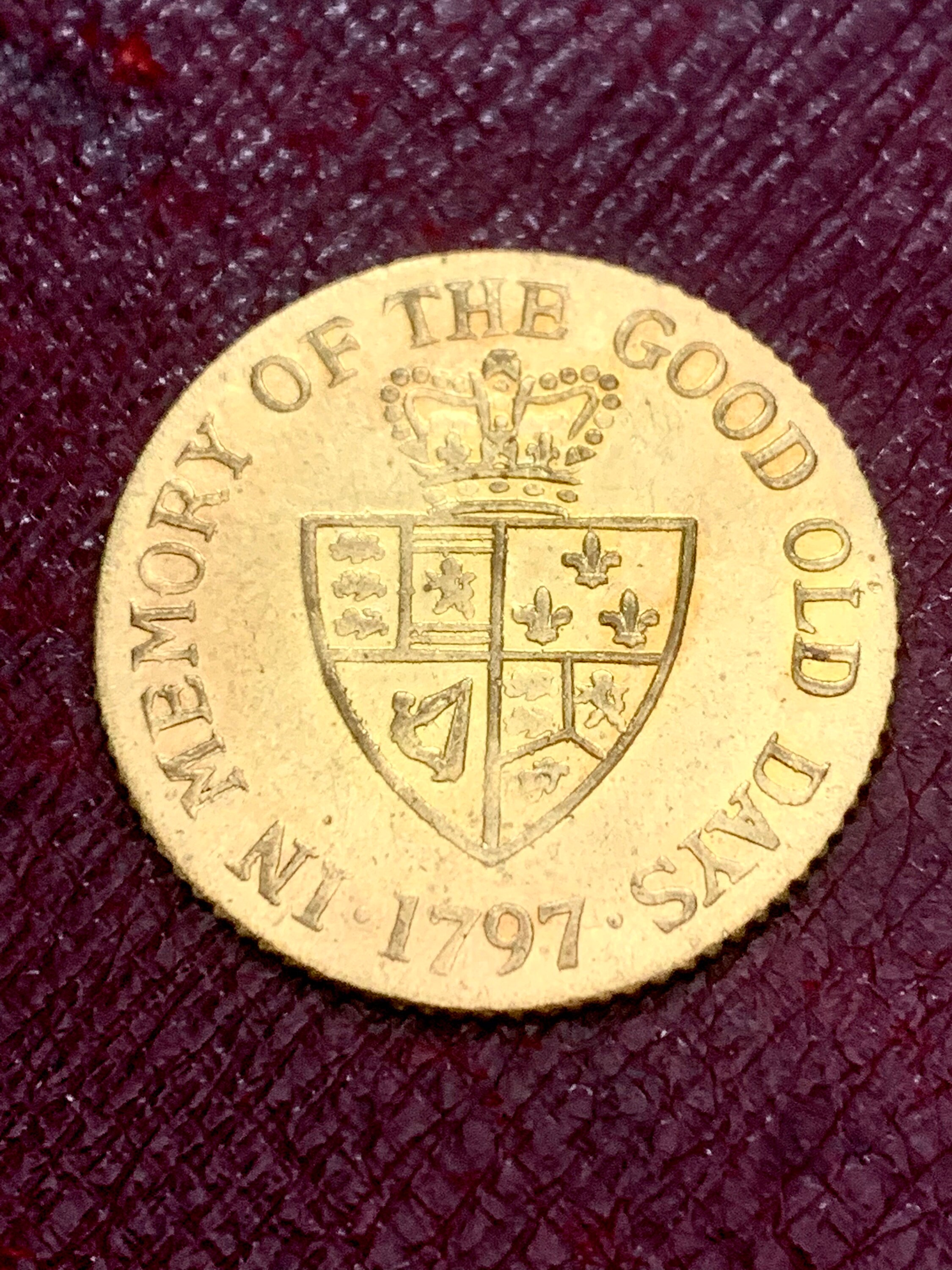 Georgian 1797 Gaming Token in Memory of the Good Old Days - Etsy