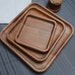 Plate Set / Dinnerware / Square Wooden Plate Set / - Etsy