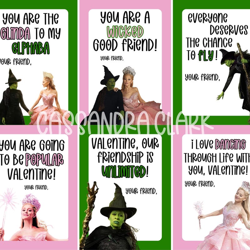 Wicked Valentine Cards - Etsy