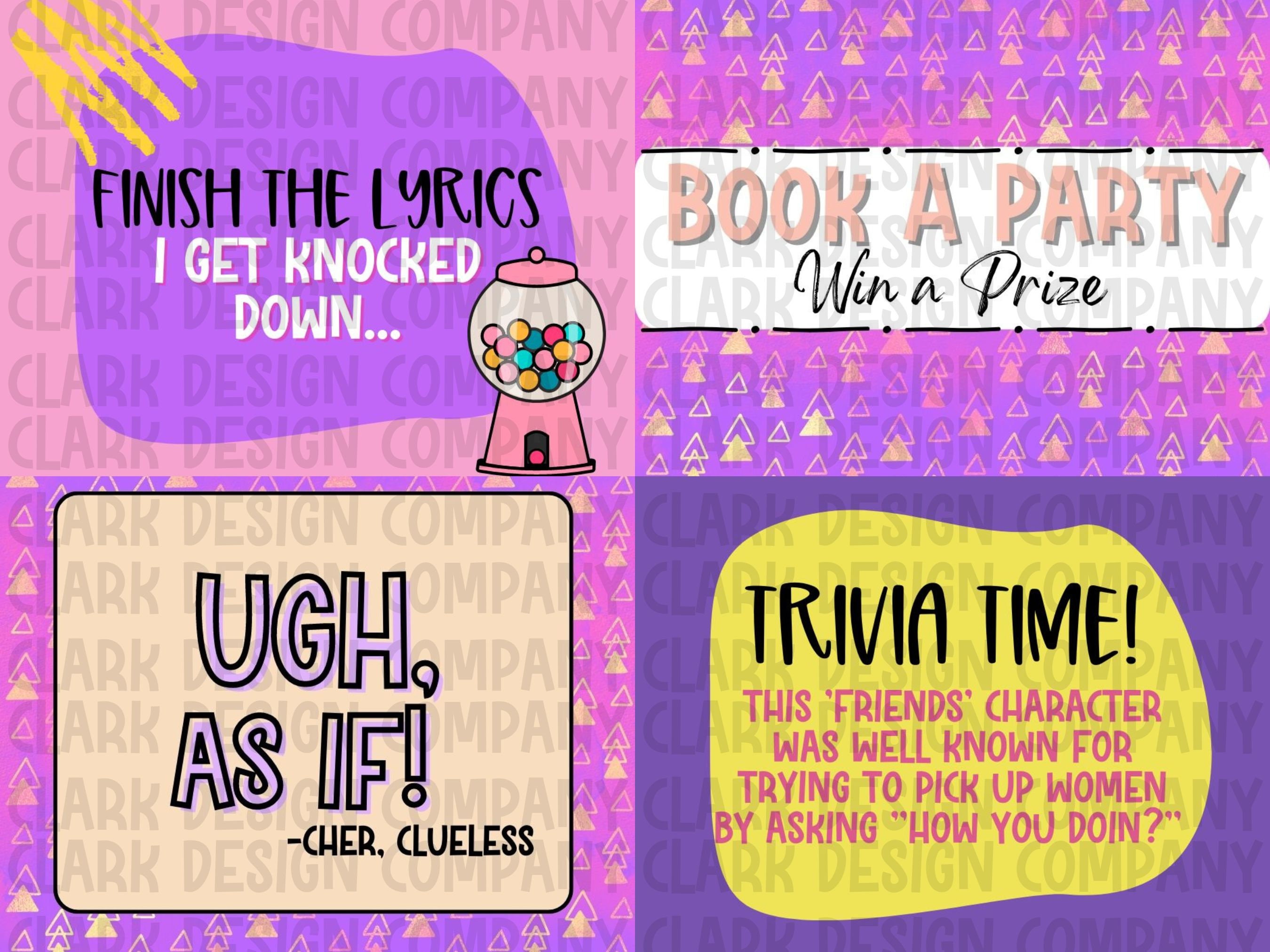 90s Themed Engagement Posts for Your VIP Group, Social Marketing ...