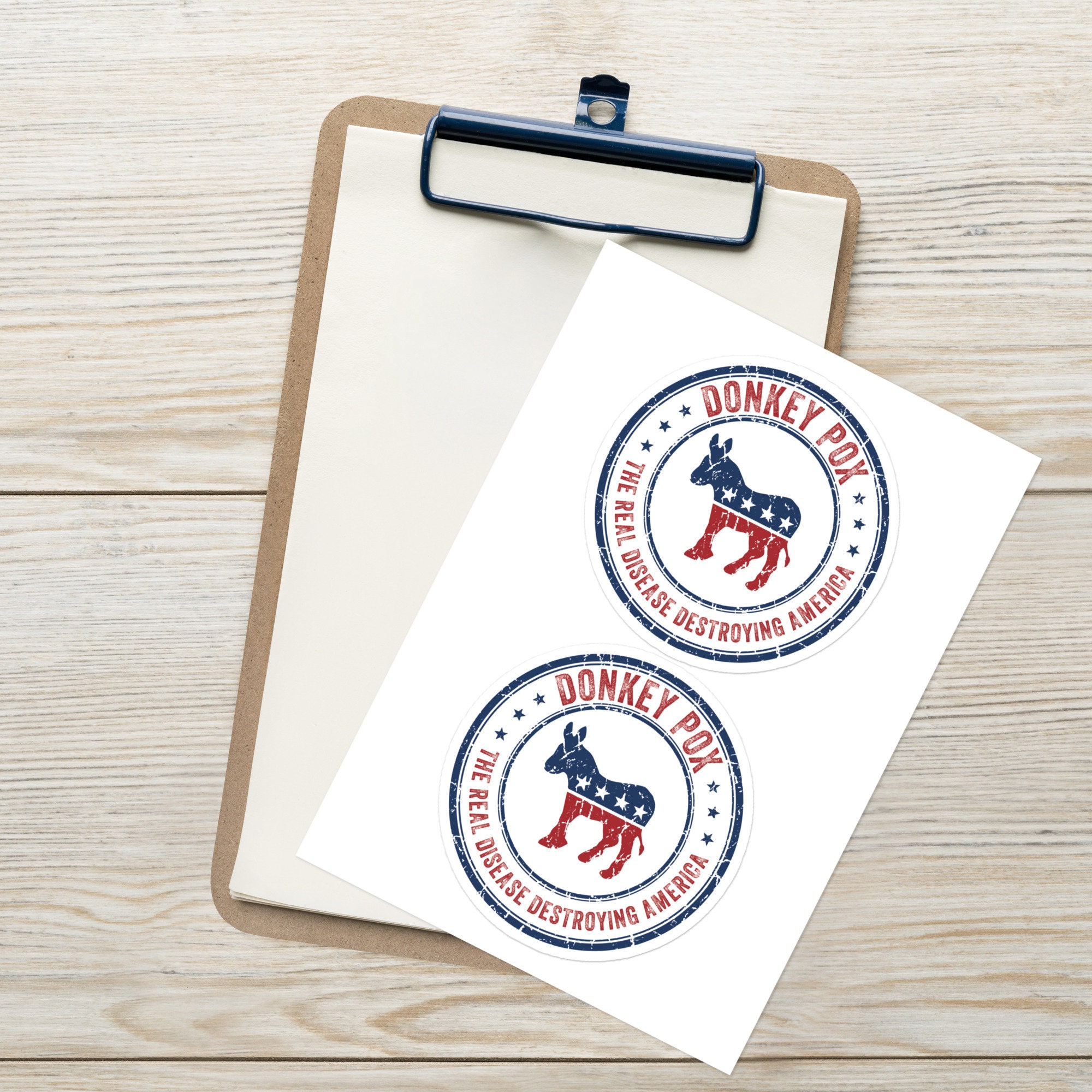 Donkey Pox Sticker, Donkey Pox the Real Disease Destroying America ...