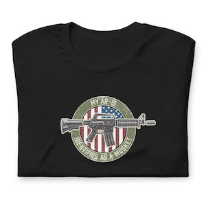 AR-15 Identifies as A Musket T-shirt, 2nd Amendment Patriotic Tee - Etsy