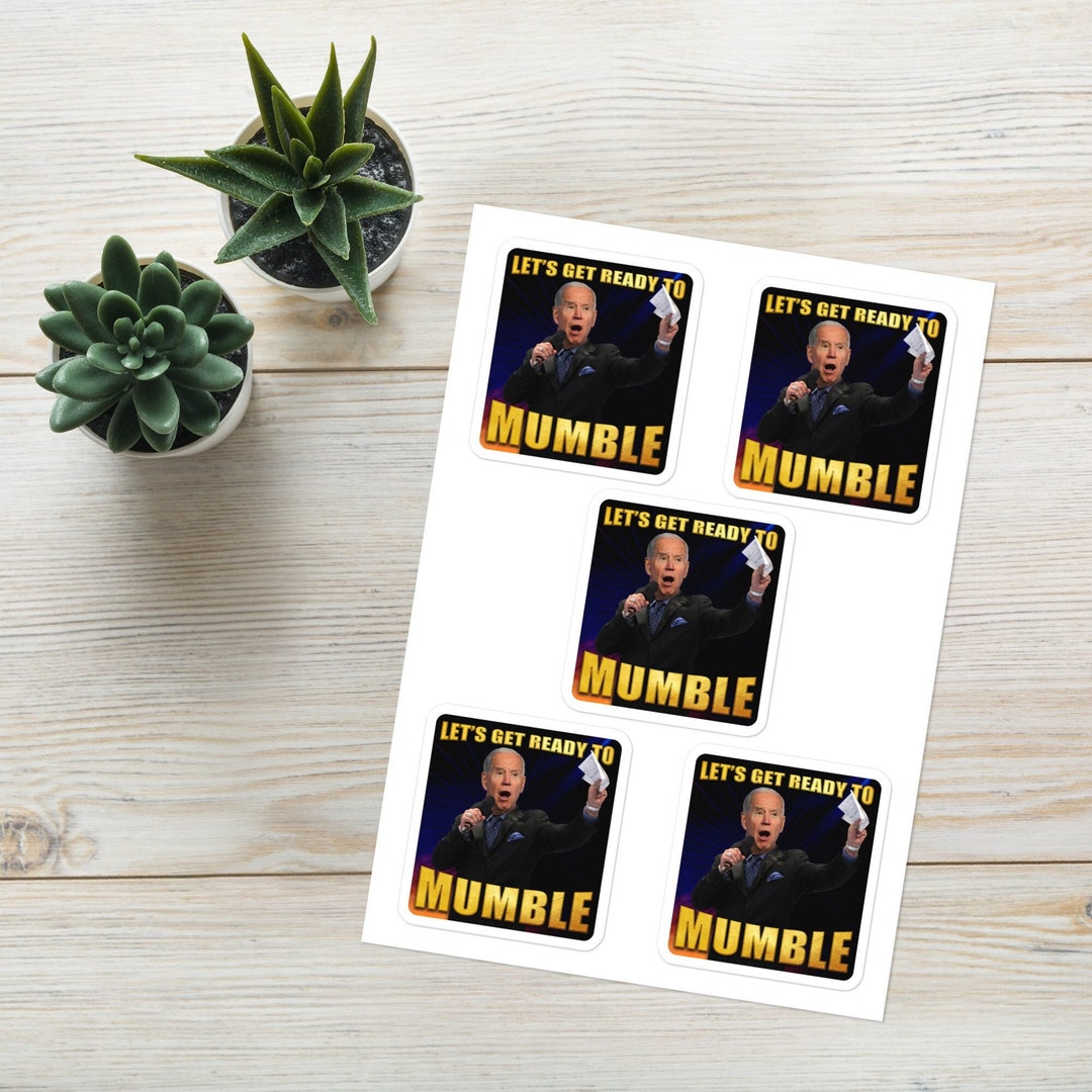 Lets Get Ready to Mumble Sticker Sheet Version 2, Funny Sticker Set ...