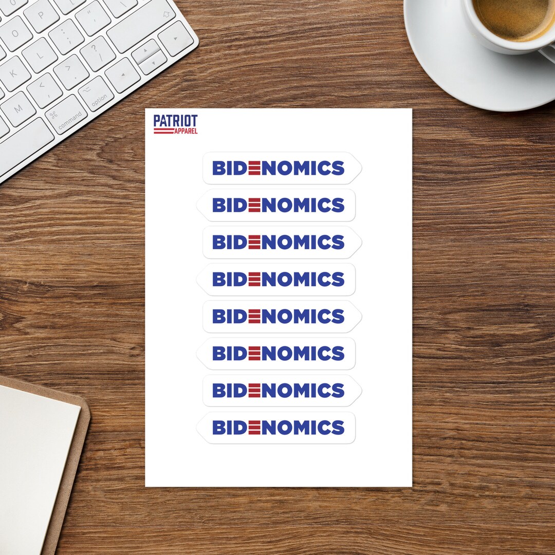 Bidenomics Political Sticker Sheet - Etsy