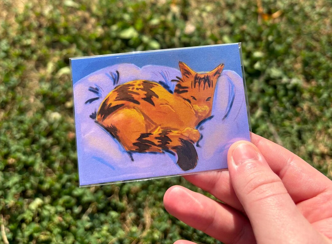 PRINT Garfield Semi-realistic Cat Art Print - Etsy