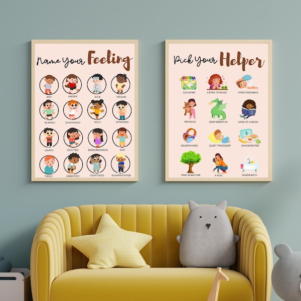 Emotions Poster - Etsy