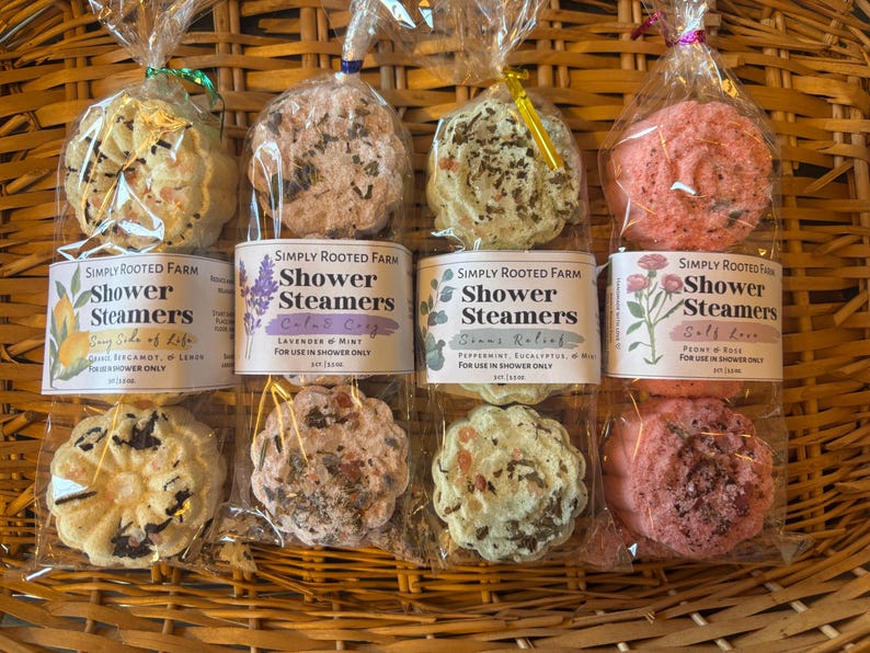 Shower Steamers // Aromatherapy Steamers // Pure Essential Oils // 3 ...