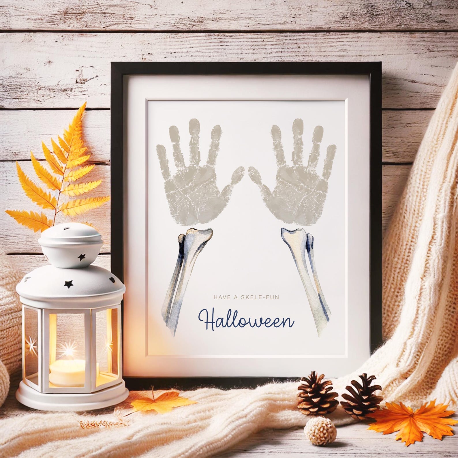 DIY Kids Halloween Skeleton Hand Paint Project – Create Memories That ...