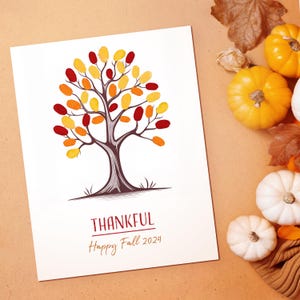 Kids Fall Tree Handprint Art Project (digital Download) - Etsy