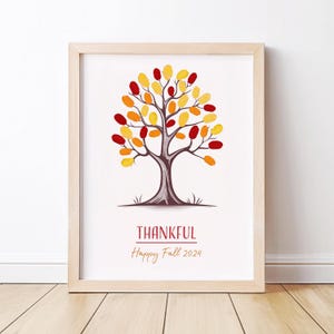 Kids Fall Tree Handprint Art Project (digital Download) - Etsy