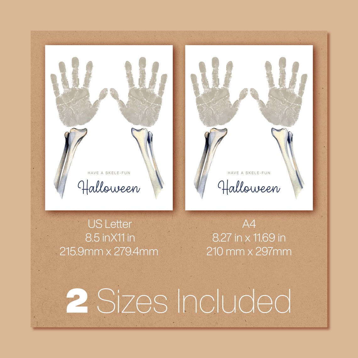 DIY Kids Halloween Skeleton Hand Paint Project – Create Memories That ...