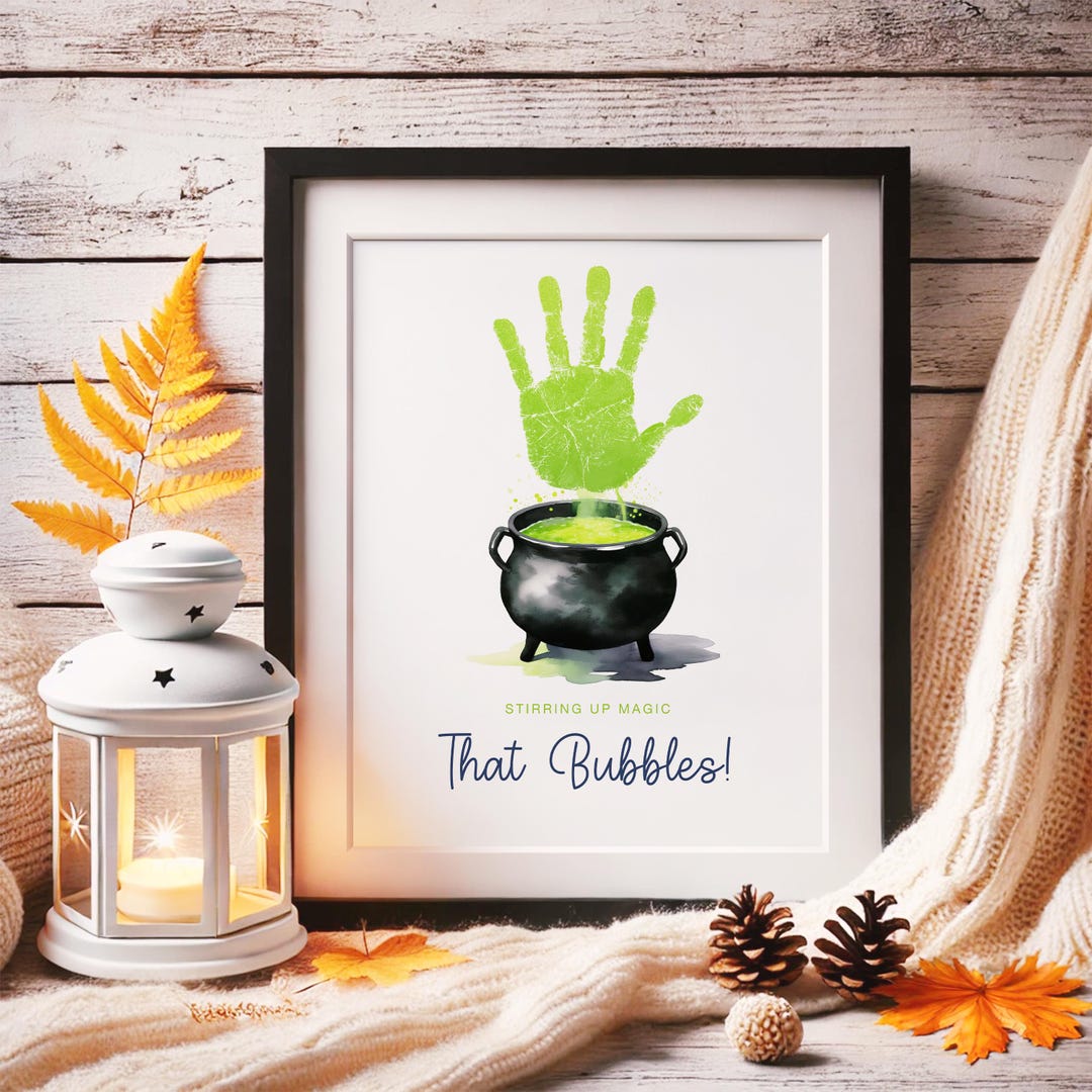 DIY Kids Halloween Witches Cauldron Hand Paint Project – Create ...