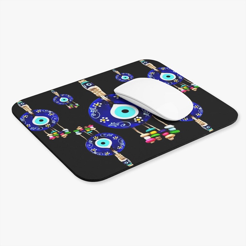 Evil Eye Rectangle Mouse Pad Greek Protection Turkish Nazar Evileye ...