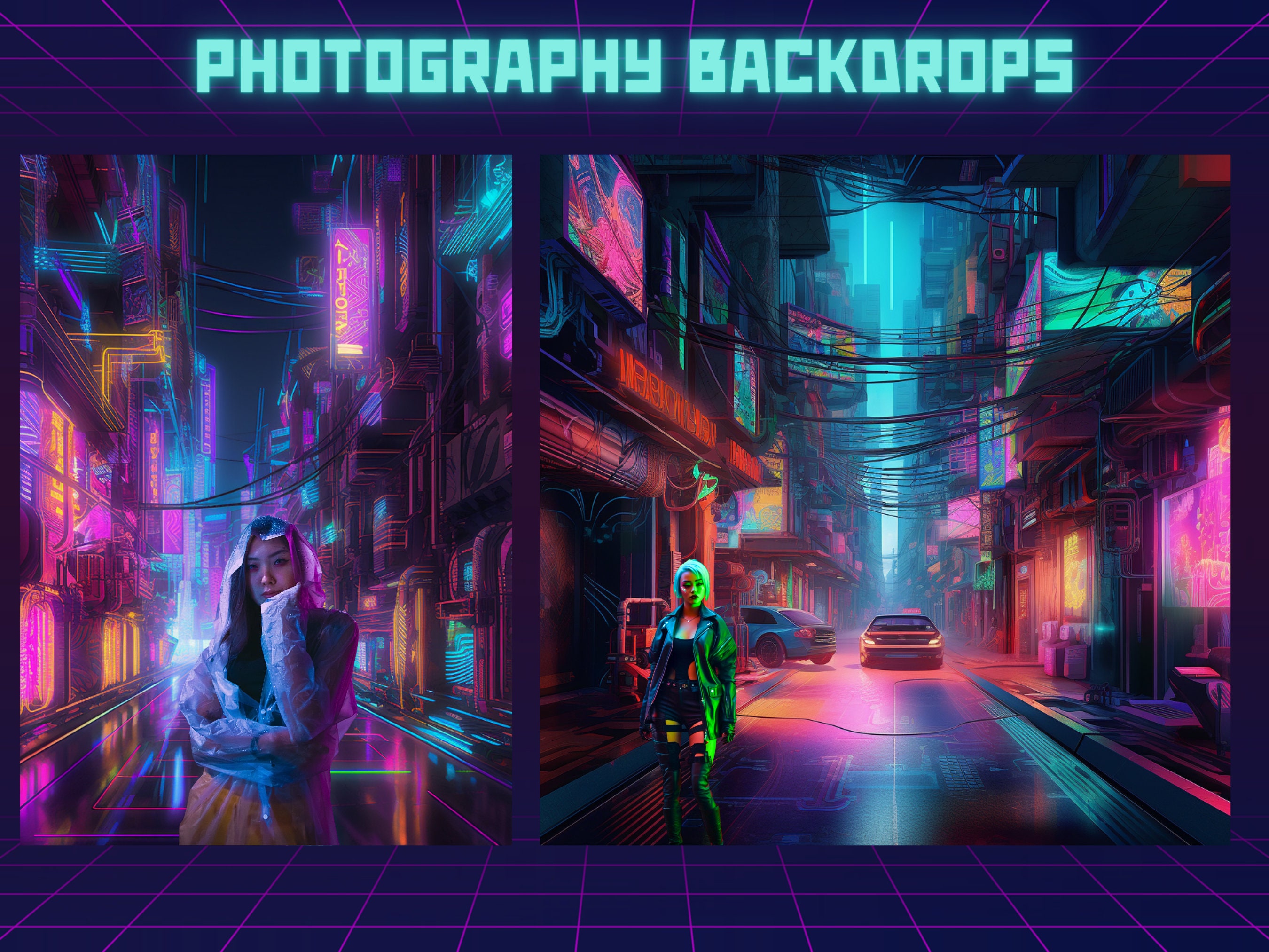 Cyberpunk Digital Backgrounds - 20 Psychedelic Cityscape Digital ...
