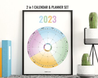 Circular Planner - Etsy