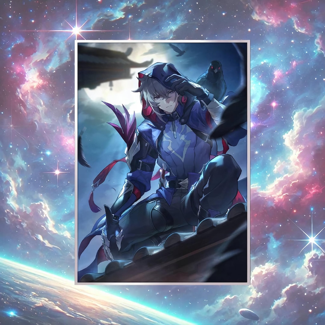 Honkai Star Rail Poster - Light Cone Print - Moze Shadowed by Night ...