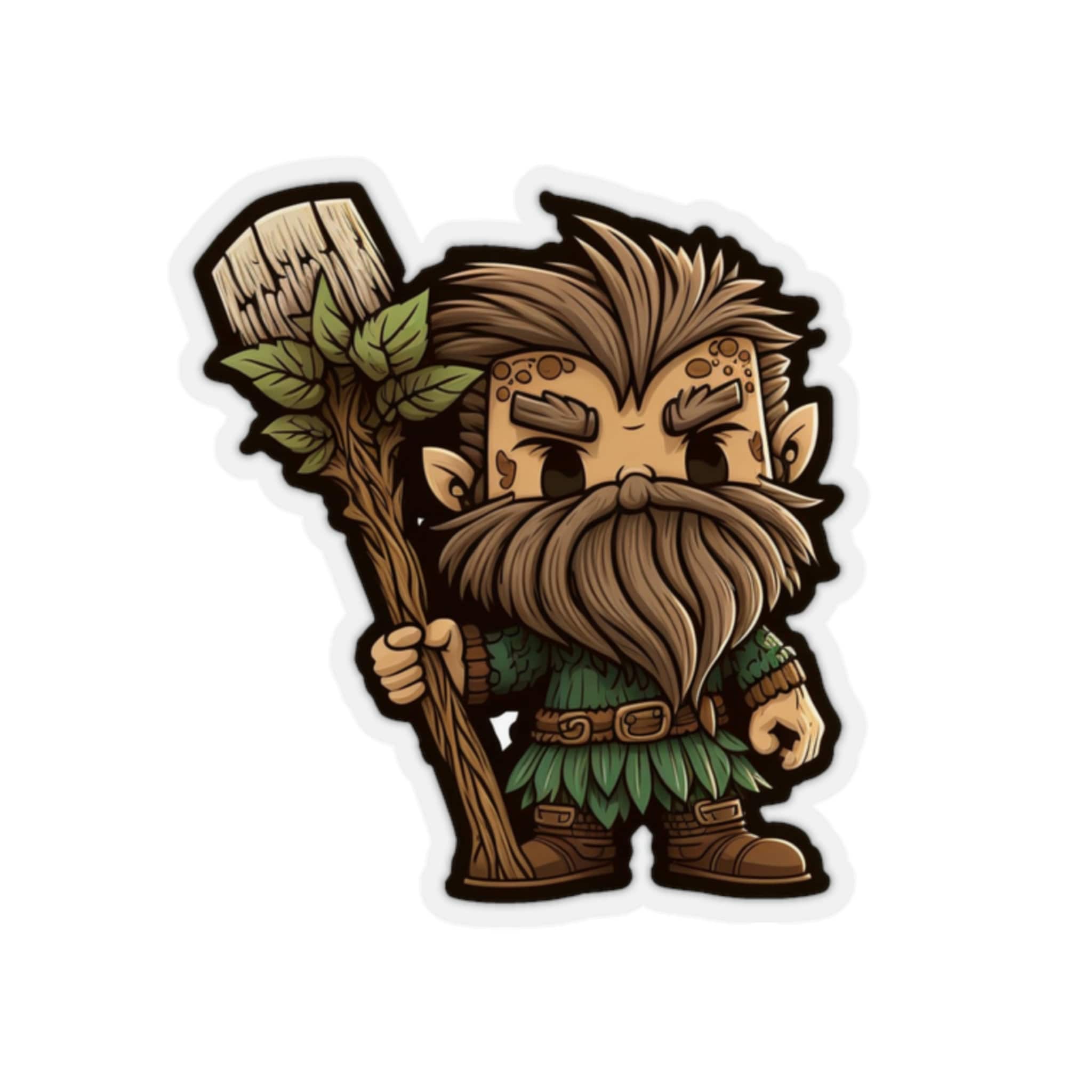 Chibi Druid Sticker for Fantasy Fans Sticker for Laptop Stickers for ...