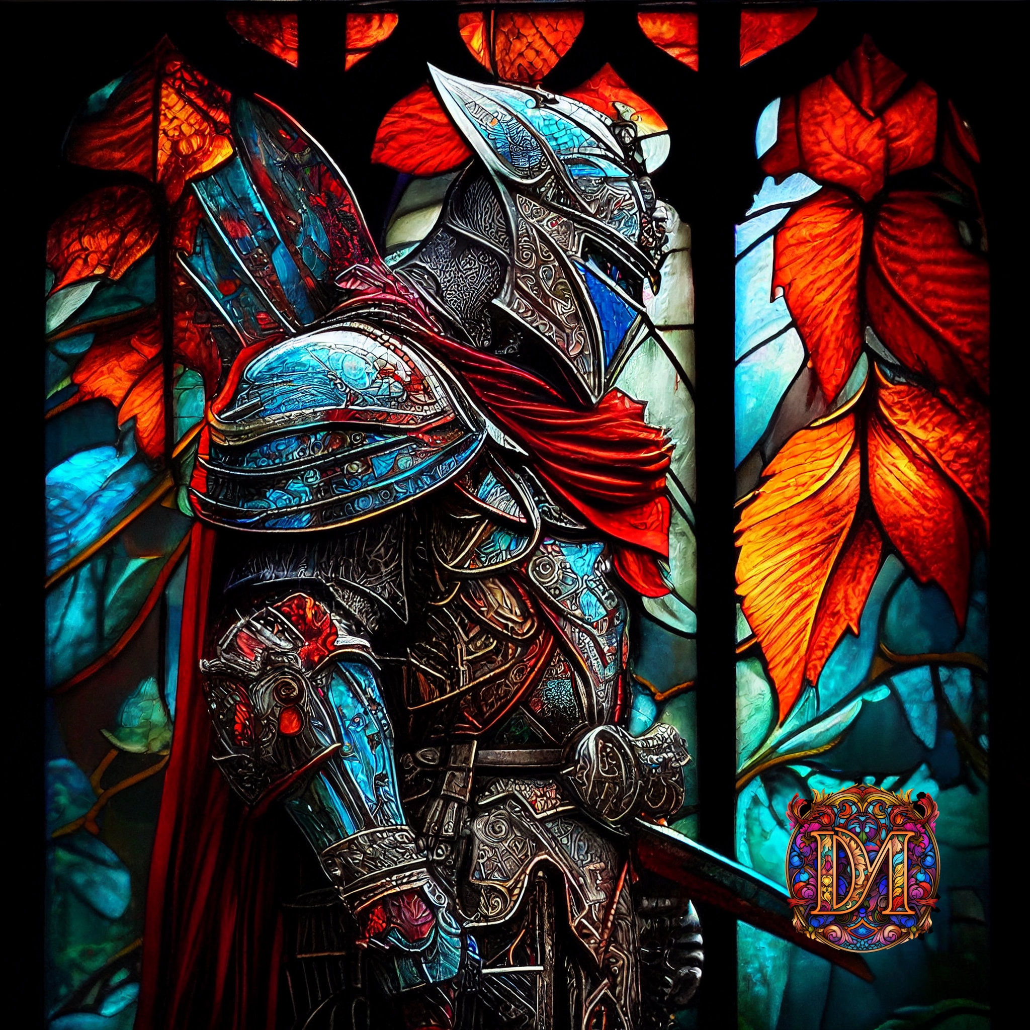 Knights Stained Glass Patterns Knights Templar Stained Glass Window In