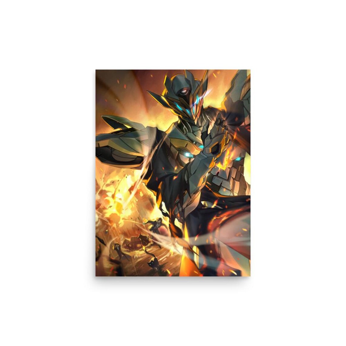 Honkai Star Rail Poster - Light Cone Print - Firefly Flames Afar ...
