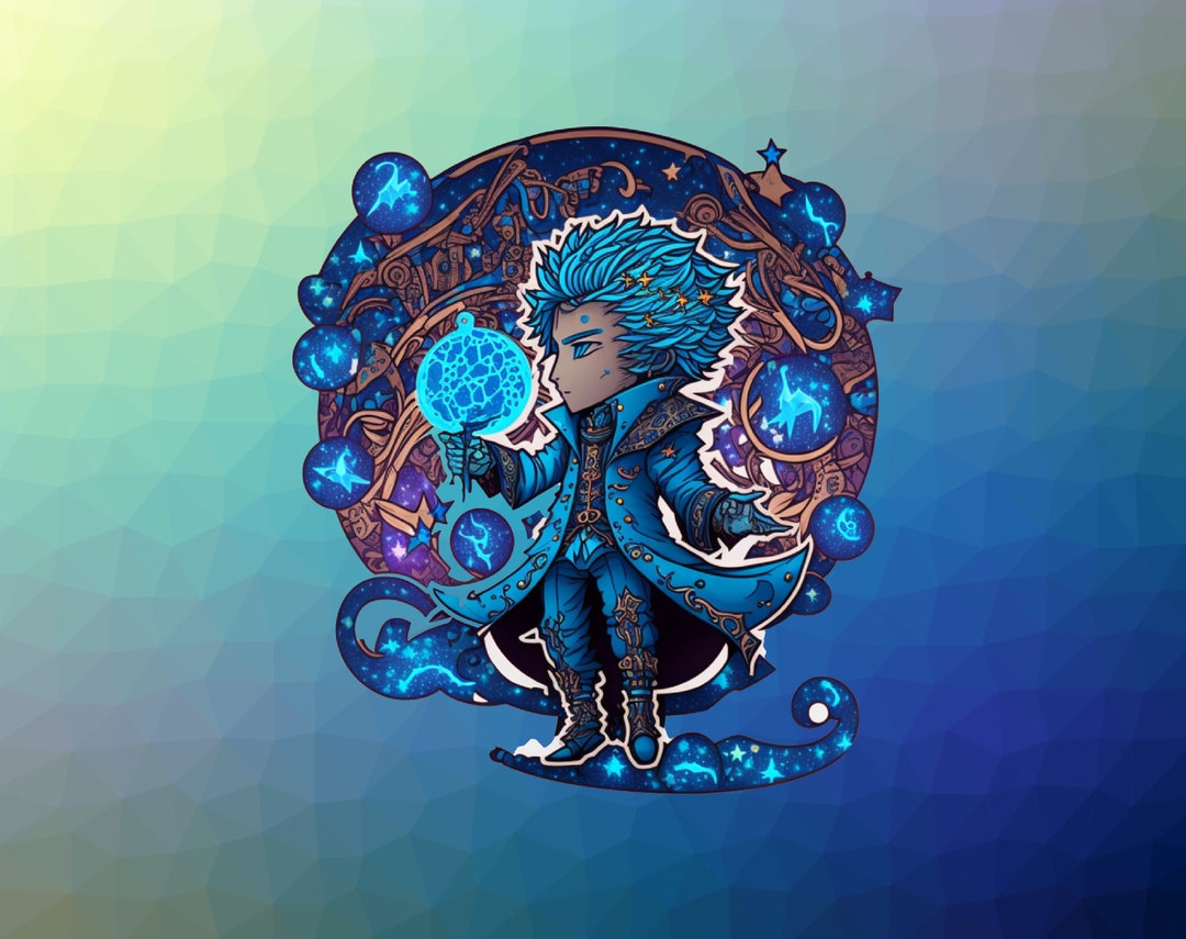 Chibi Astrologian Sticker for Fantasy Fans Sticker for Laptop Stickers ...