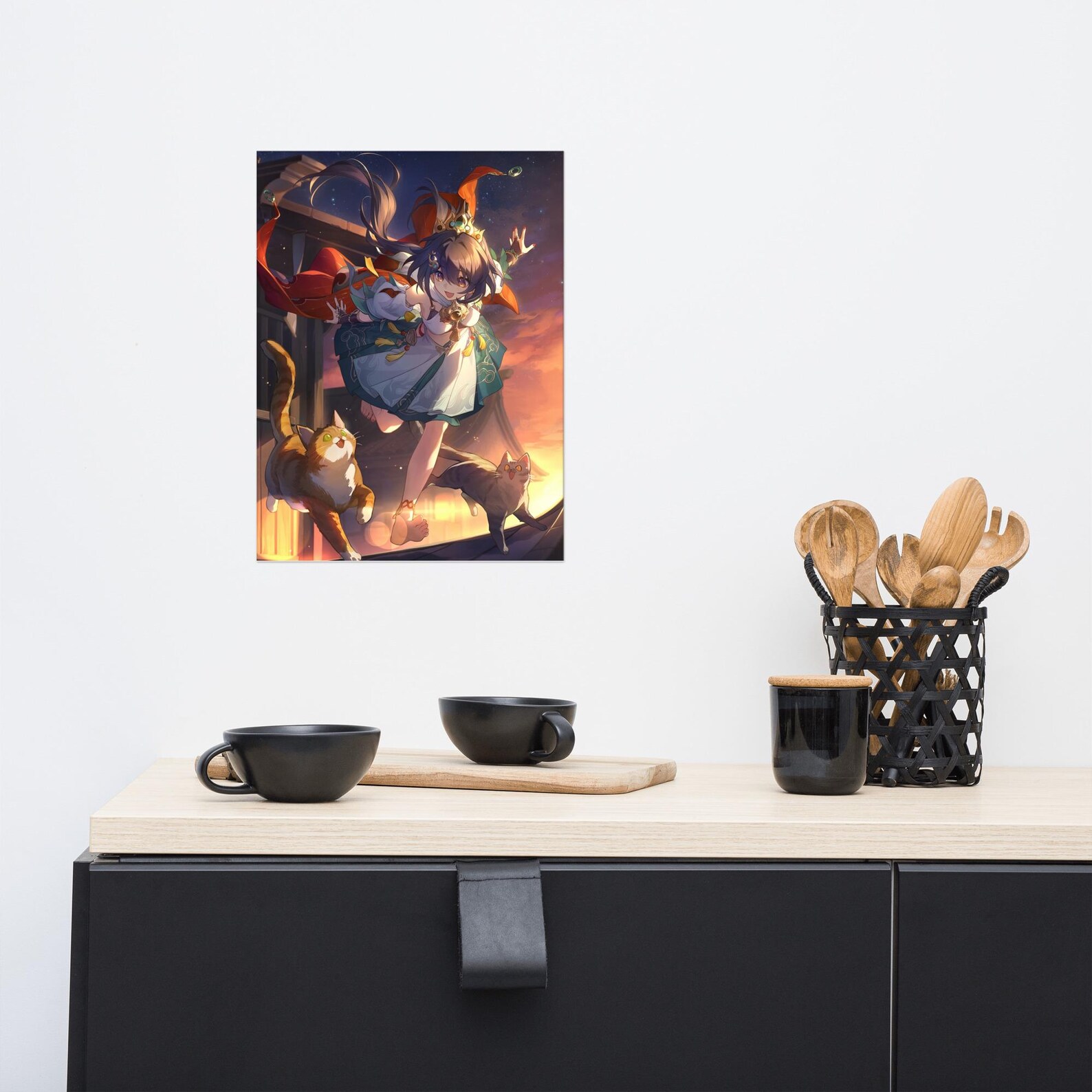 Honkai Star Rail Poster - Light Cone Print - Yunli Dance at Sunset ...