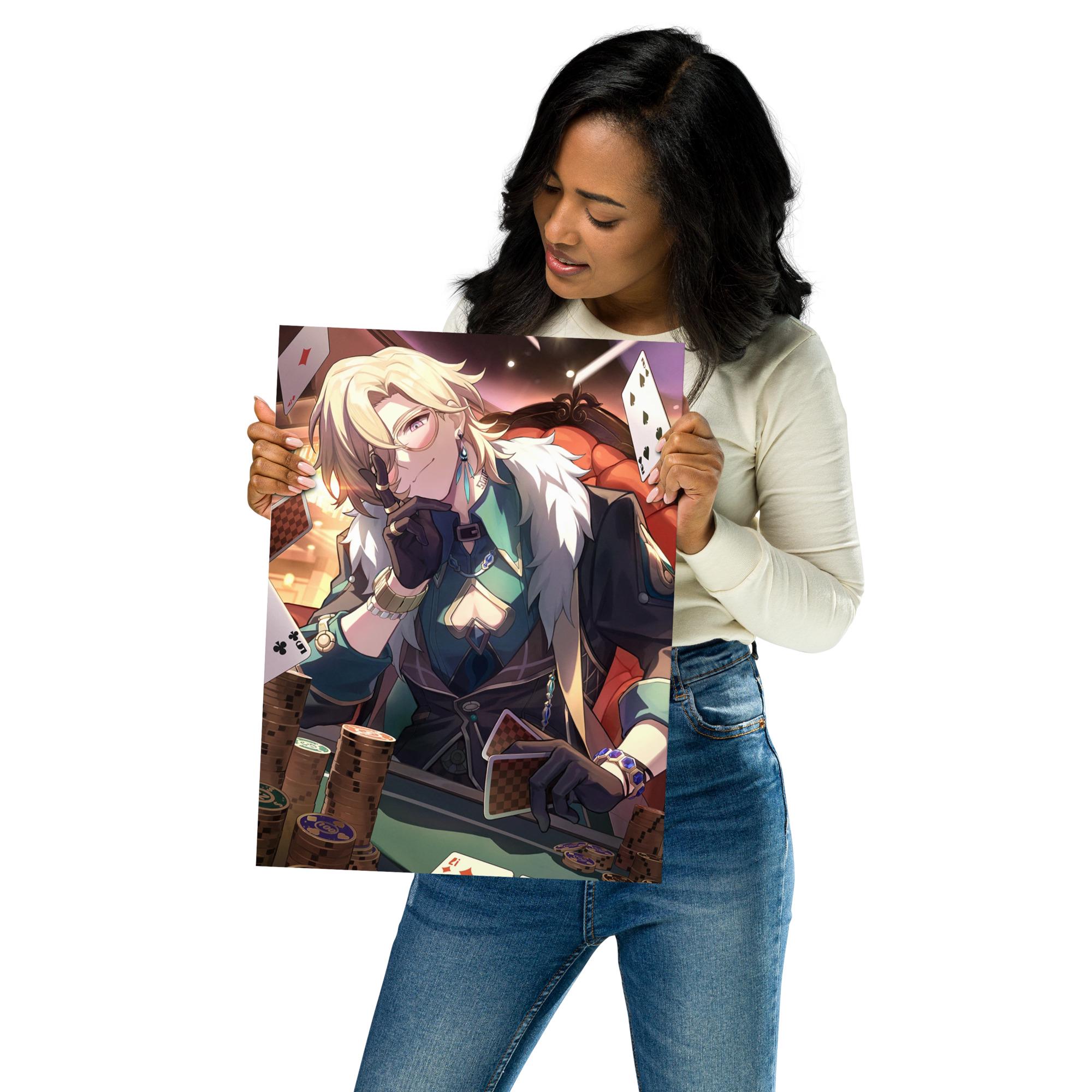 Honkai Star Rail Poster - Light Cone Print - Aventurine Inherently ...