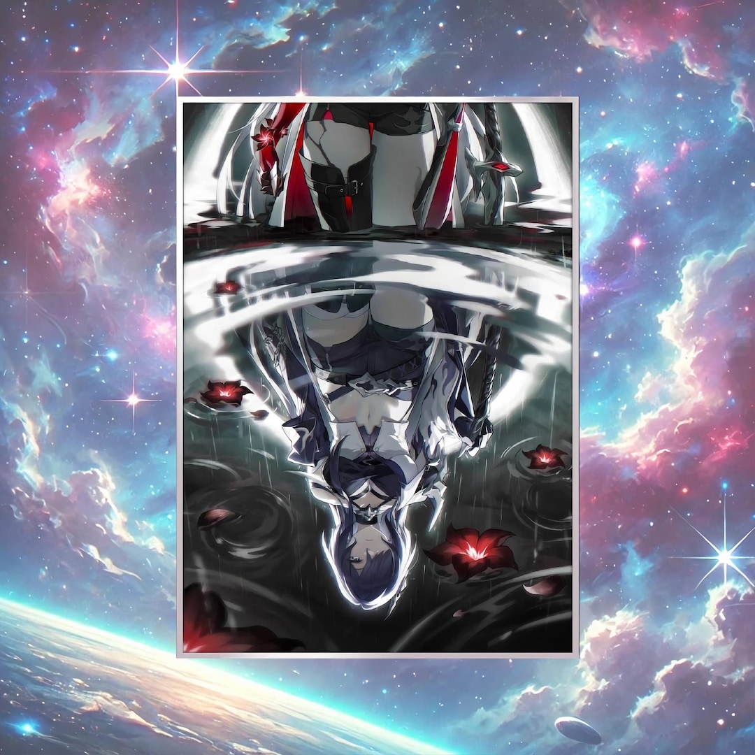 Honkai Star Rail Poster - Light Cone Print - Acheron Along the Passing ...
