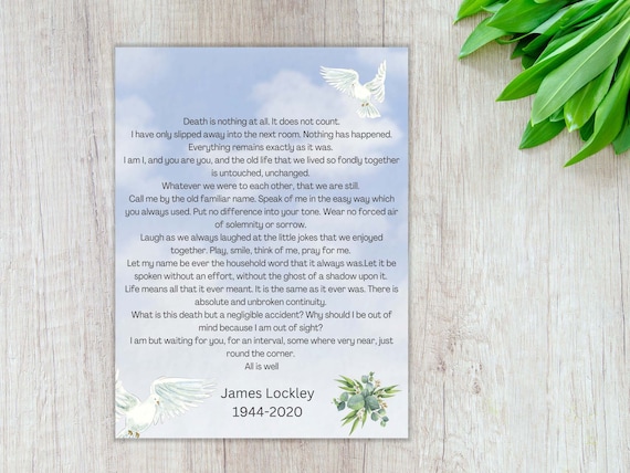 Memorial Sign Printable Celebration of Life Sign Funeral - Etsy