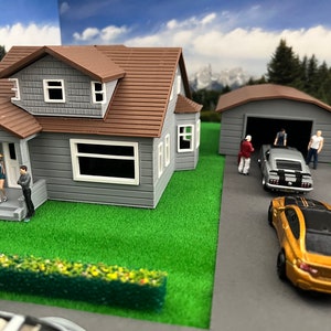 1:64 Scale Fast and Furious Toretto House Diorama for Hotwheels ...