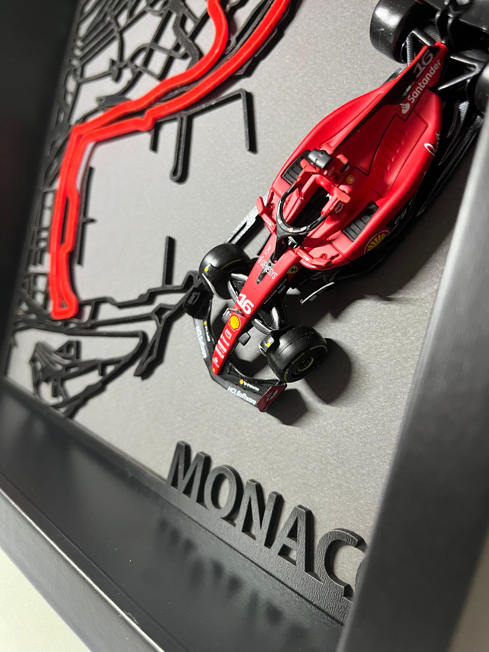 Car Frame 3D Formula 1 Monaco Wall Art Display - Etsy