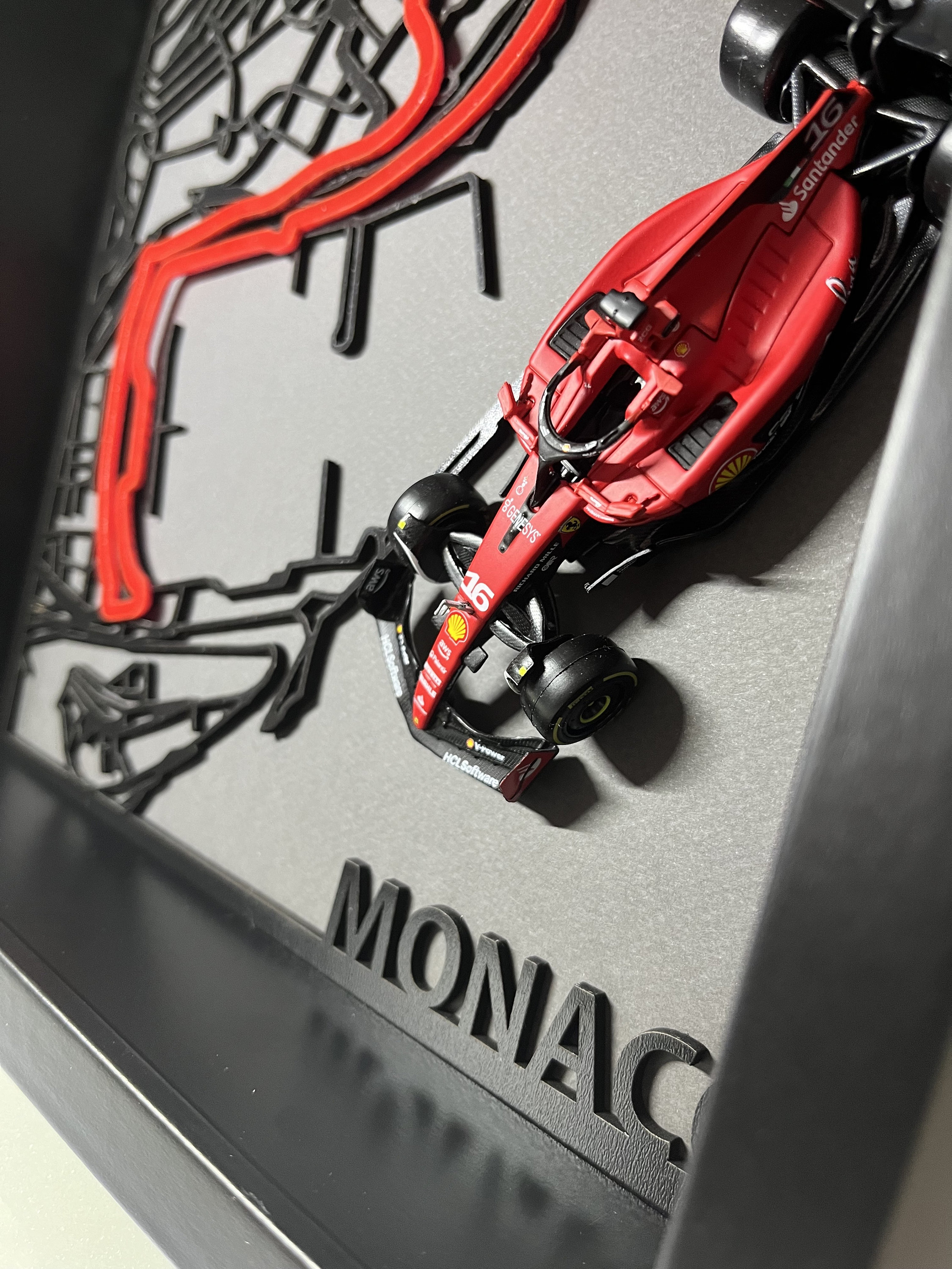 Car Frame 3D Formula 1 Monaco Wall Art Display - Etsy
