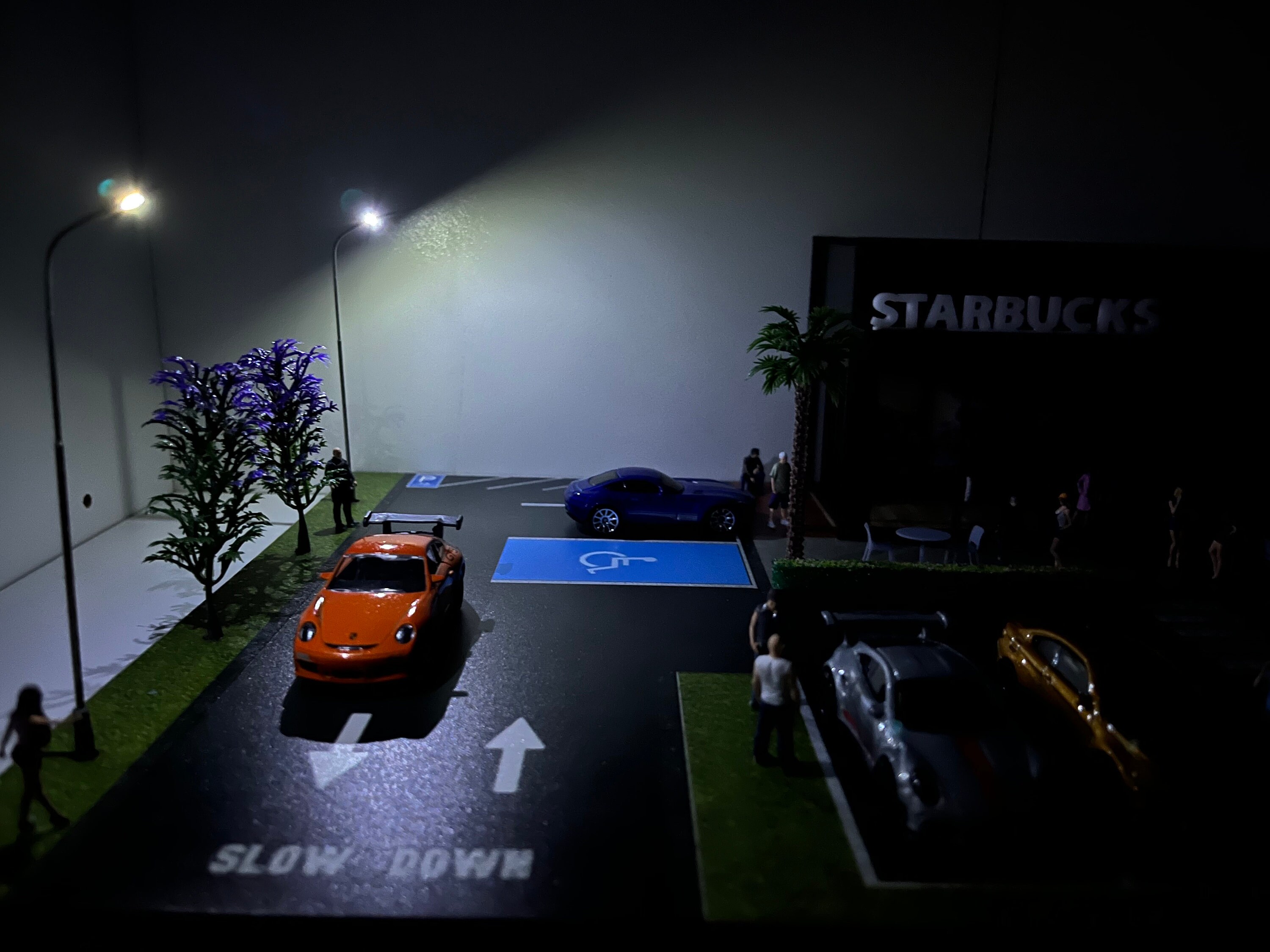 1:64 Scale Starbucks Diorama for Hotwheels Matchbox Minigt Majorette ...