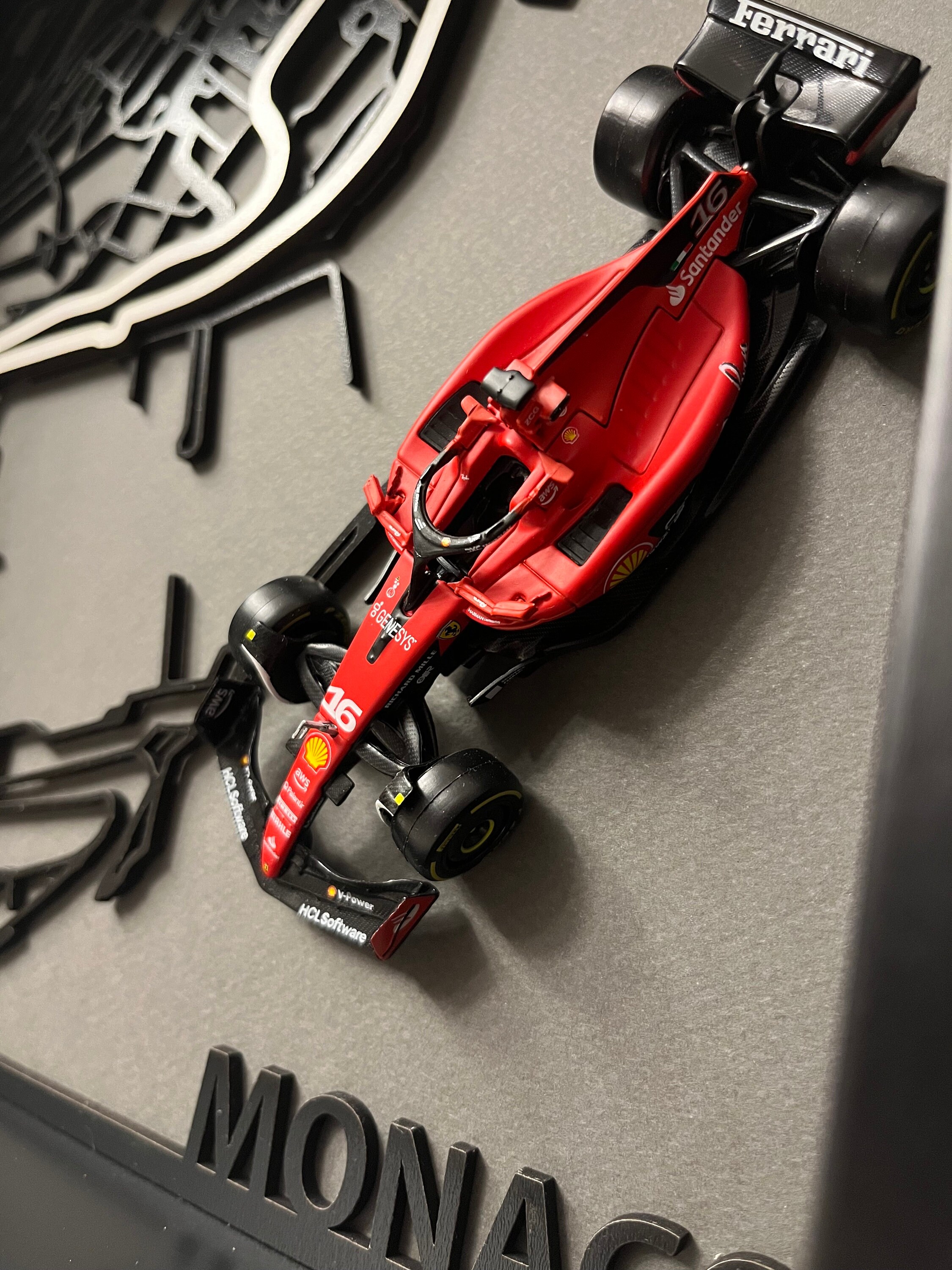 Car Frame 3D Formula 1 Monaco Wall Art Display - Etsy