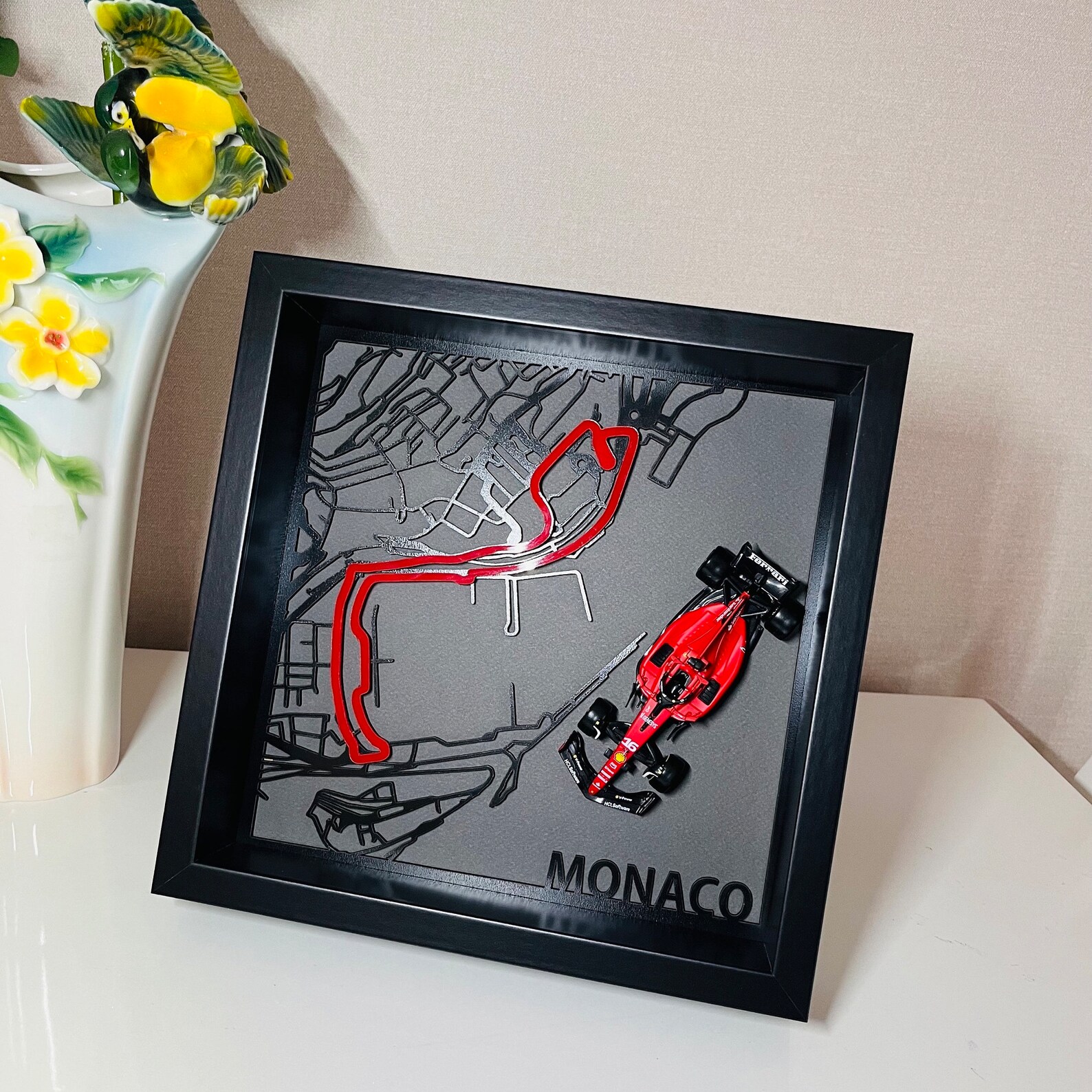 Car Frame 3D Formula 1 Monaco Wall Art Display - Etsy