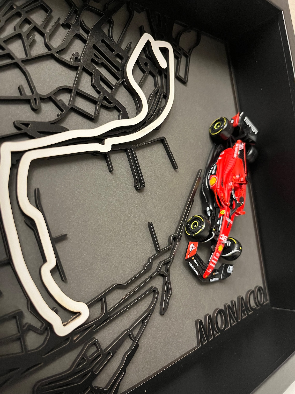 Car Frame 3D Formula 1 Monaco Wall Art Display - Etsy
