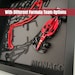 Car Frame 3D Formula 1 Monaco Wall Art Display - Etsy