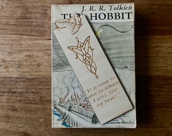Leather Tolkien Bookmark - Etsy