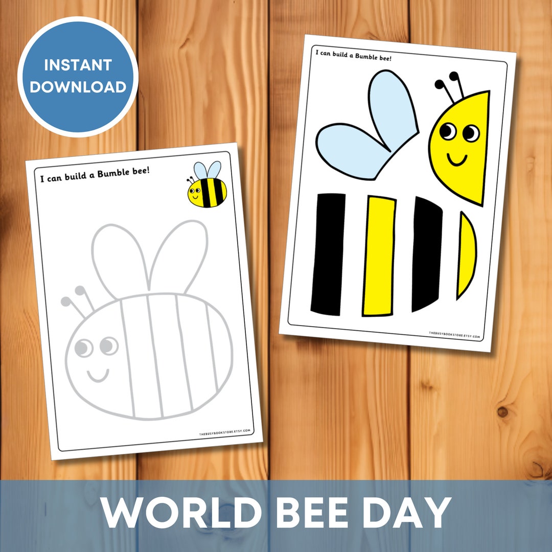 World Bee Day Activity 2023. Montessori Printable. Busy Book Page ...