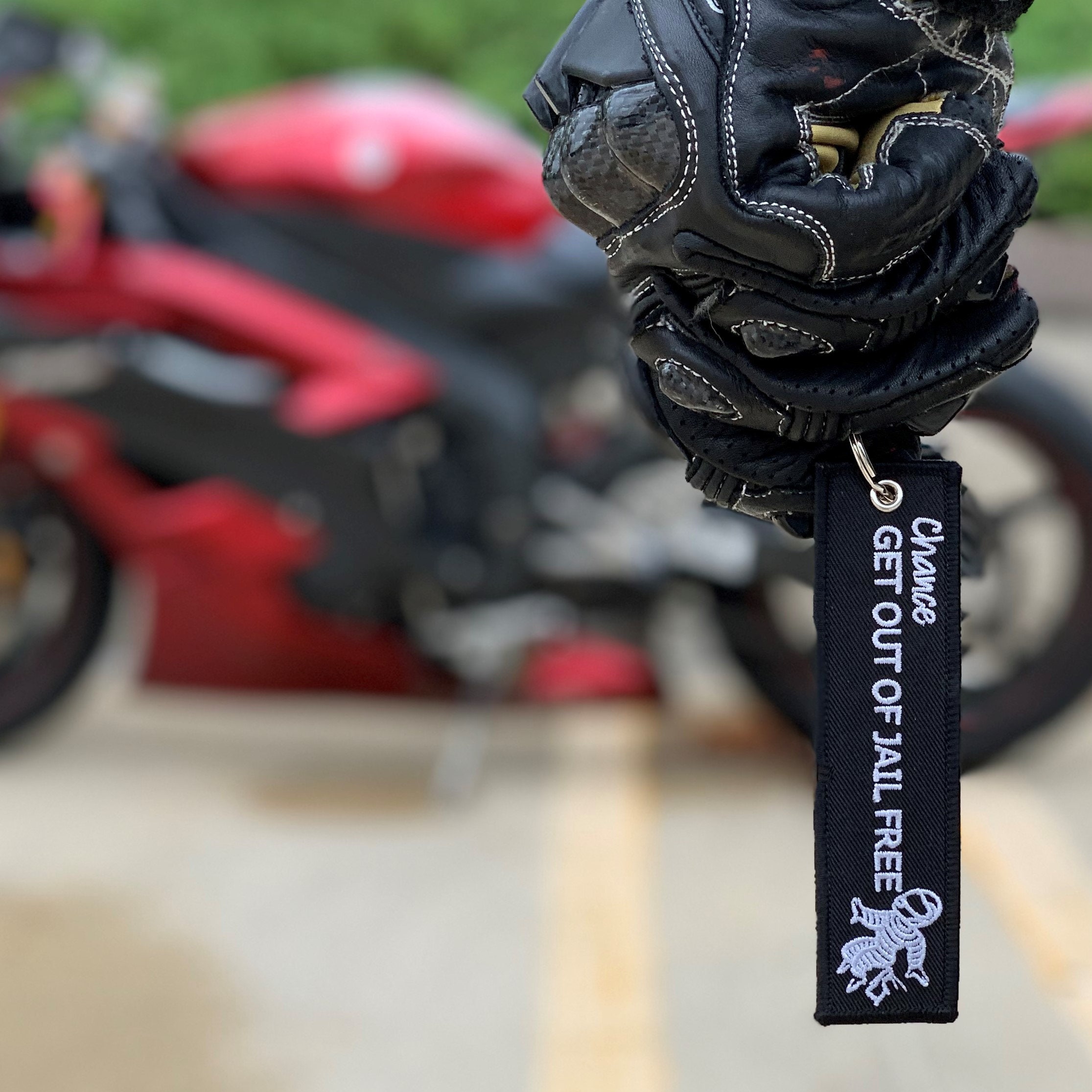 Get Out of Jail Key Tag / Motorcycle Key Tag / Keychain for - Etsy