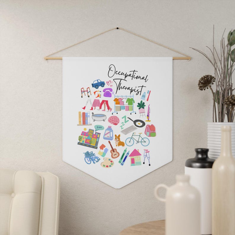 Occupational Therapy Pennant: Therapist Office Decor, Inspirational ...