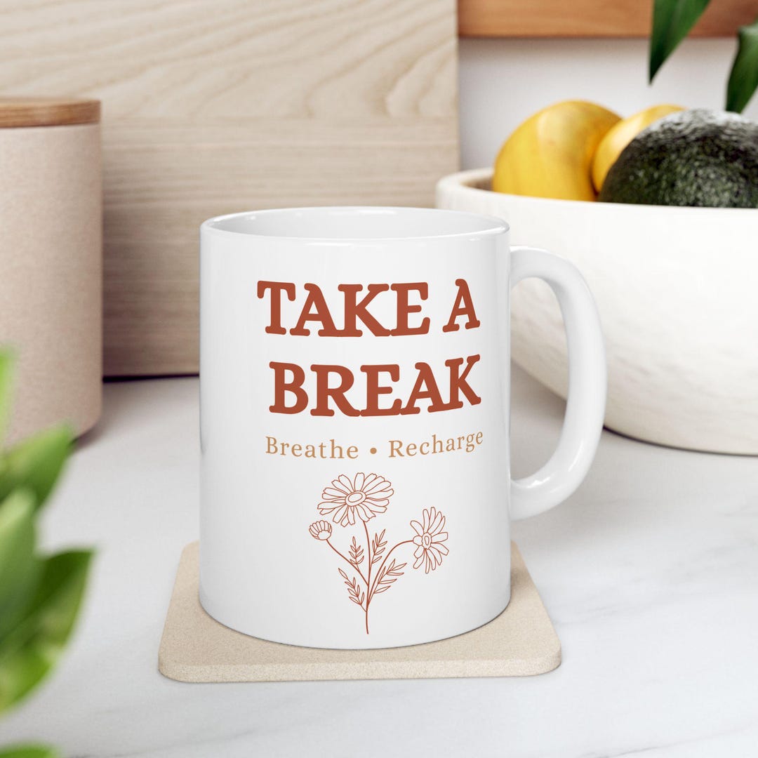 Self-care Mug | Mental Health Mug | OT Gift | Inspirational Coffee Cup ...