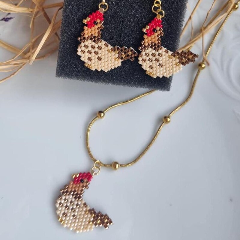 Chicken Necklace - Etsy