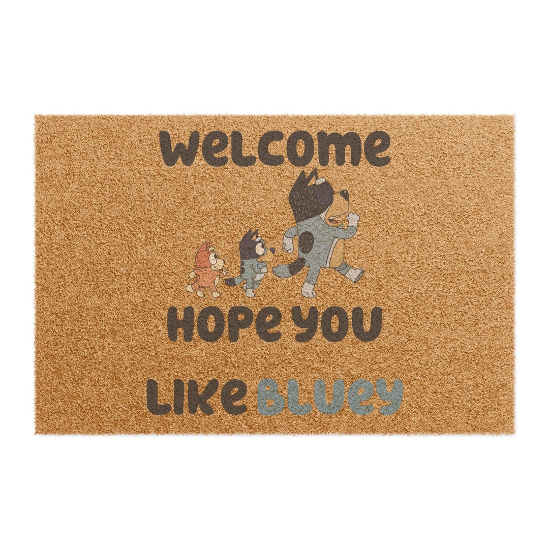 Bluey Welcome Doormat - Etsy