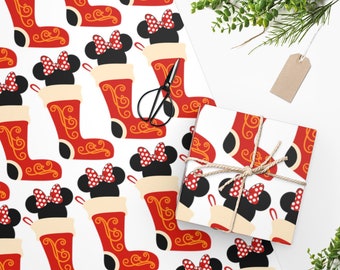 Minnie Mouse Wrapping Paper - Etsy