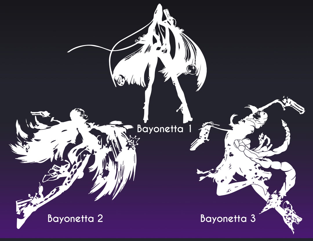 Bayonetta Poses Vinyl Stickers - Etsy