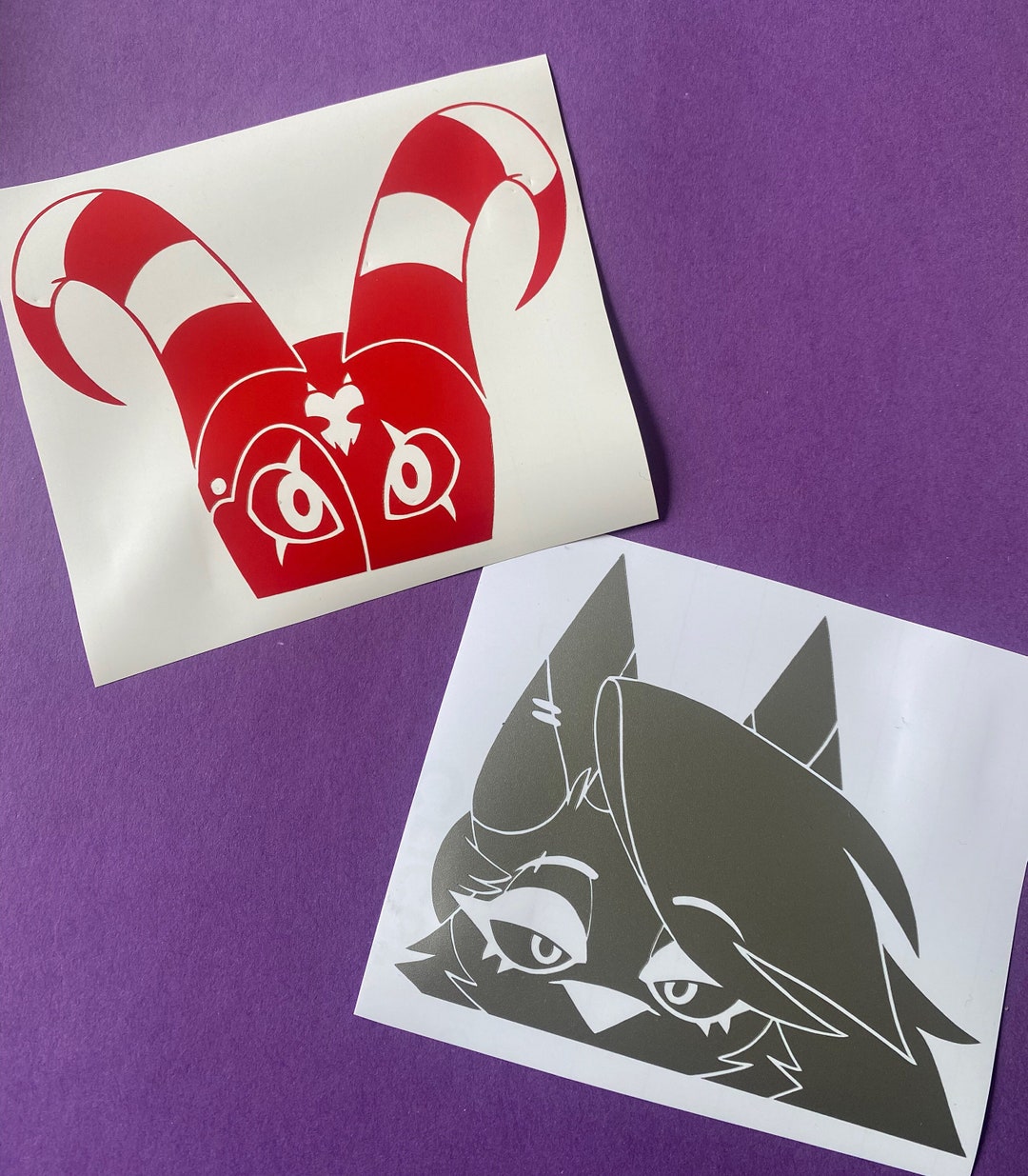 Helluva Boss Character Peeper Vinyl Stickers - Etsy