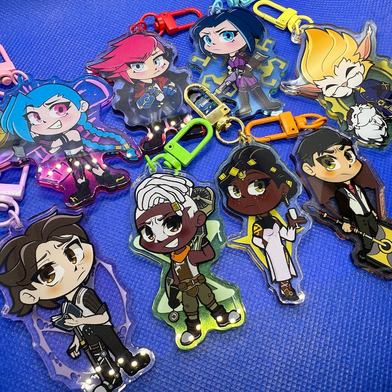 Arcane Chibi Keychains - Etsy